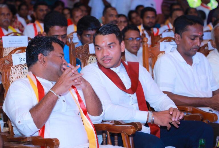 Namal notes strong bond between TMVP and MR - ரெலோ - தமிழ் ஈழ விடுதலை ...
