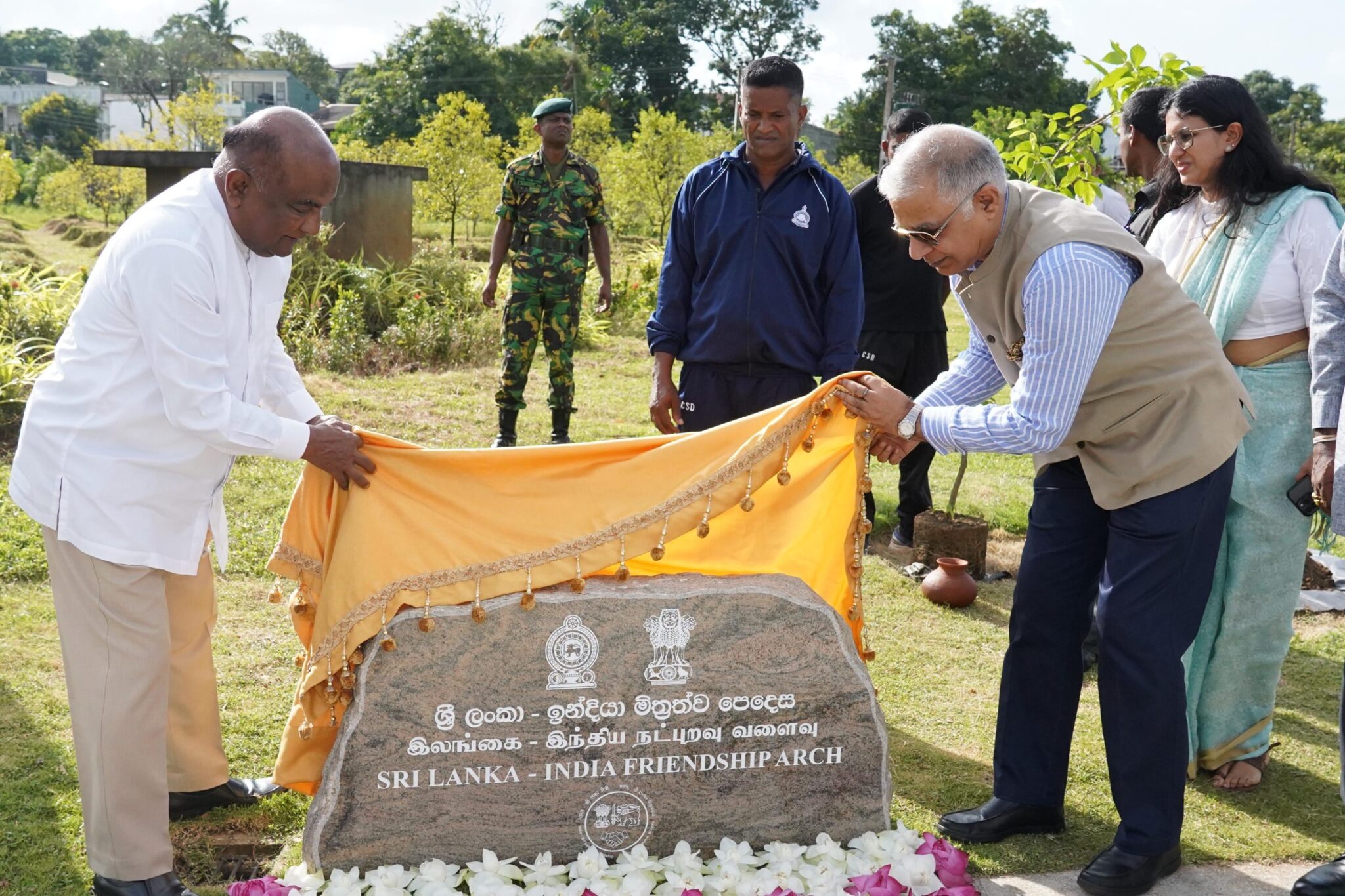 Sri Lanka-India Friendship Arch inaugurated - ரெலோ - தமிழ் ஈழ விடுதலை ...